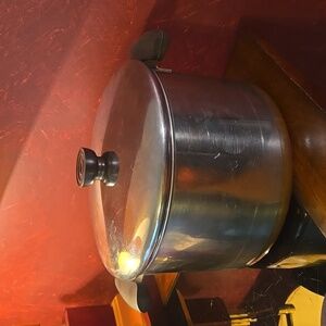 Revere Ware | Kitchen | Vintage 6q Revere Ware Stock Pot Lided ...